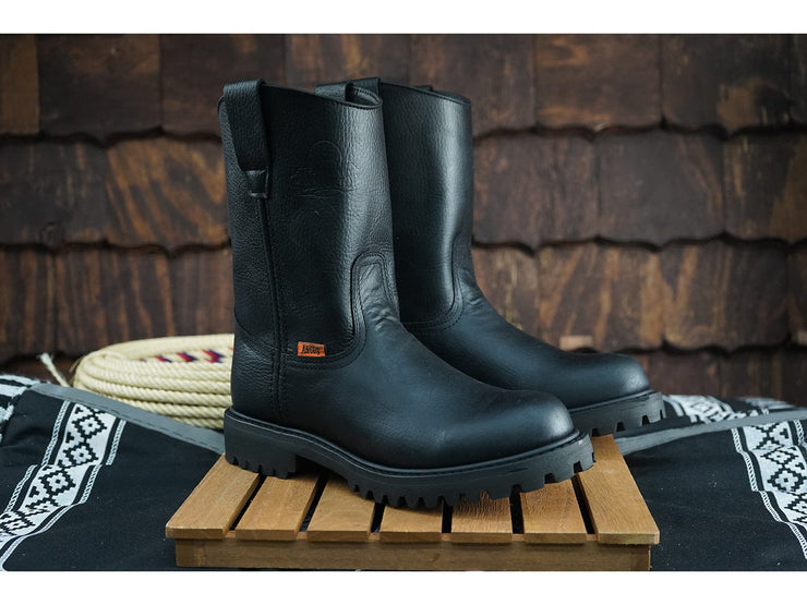 Black Work Boots For Men